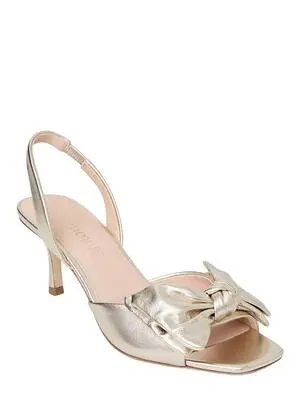 Jack Rogers Eloise Bow Slingback Sandals - Jacks Platinum