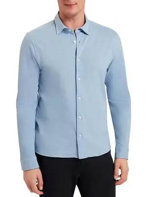 Ted Baker London Luckey Button Front Shirt Blue