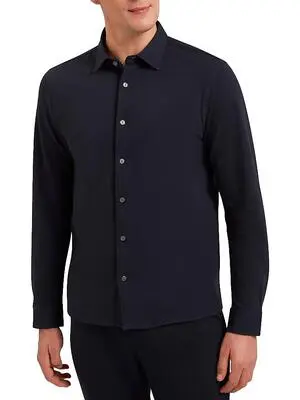 Ted Baker London Luckey Button Front Shirt - Navy