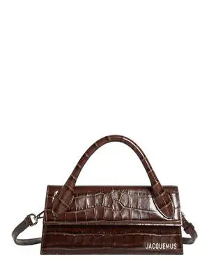 Jacquemus Le Chiquito Long Bag - Dark Brown