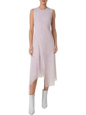 Akris Sleeveless Tulle Dress - Blush