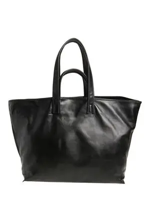KASSL EDITIONS Leather Tote - Black/ Oil Black