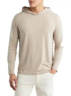 FAIR HARBOR Seabreeze Performance Pullover Hoodie - Sand
