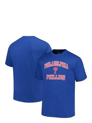Profile Philadelphia Phillies Big & Tall Heart & Soul T-shirt - Royal