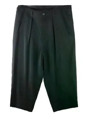 YOHJI YAMAMOTO Yohji Yamamoto Pleated Wide-Leg Trousers