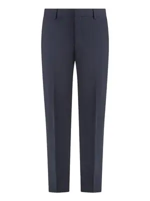 Prada Stretch Wool Trousers - Blue