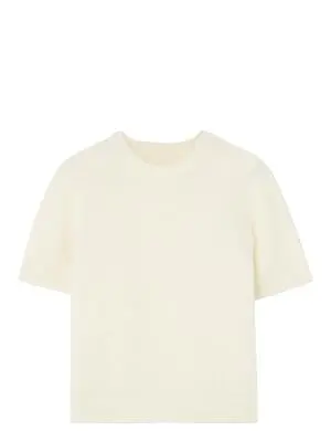 DÔEN Hearst Cropped Alpaca-blend Sweater - Off-white