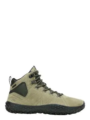 Merrell Wrapt Mid Waterproof Boots - Olive/black