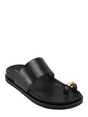 Donna Karan New York DONNA KARAN Hooper Toe Loop Sandal Black