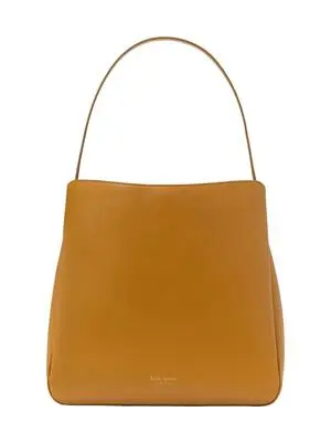 Kate Spade New York Large Grace Leather Shoulder Bag - Curry