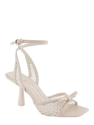Bcbgmaxazria Rino Ankle-strap Sandals - Stone/ Rhinestone