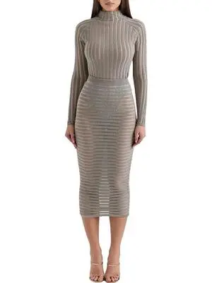 HOUSE OF CB HOUSE OF CB Rowena Rib Bodysuit