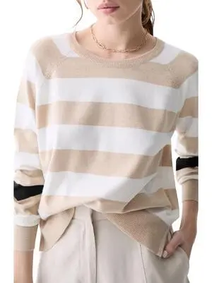 DELUC DÉLUC. Tavira Stripe Crewneck Sweater