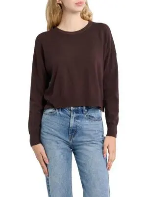 Deluc DÉLUC. Polly Crewneck Sweater Chocolate
