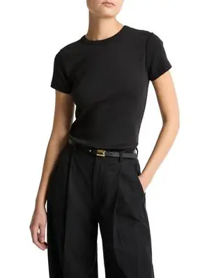 Vince Vince Shrunken '90s T-Shirt Black