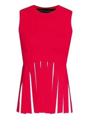 GLORIA COELHO Sleeveless Top - Red