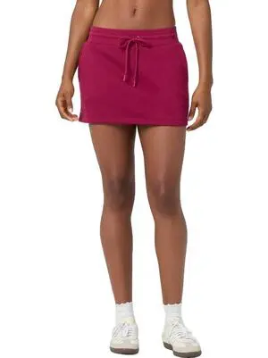 FLORENCE BY MILLS Cozy Crush Sporty Skort - Bing Cherry