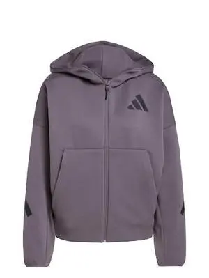 Adidas Z.n.e. Full-zip Hoodie - Grey Strata