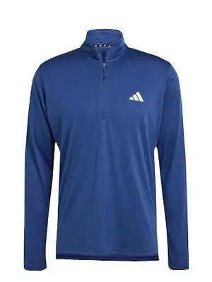 Adidas Train Essentials Long Sleeve Sweatshirt - Dark Blue