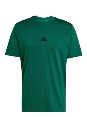 Adidas Essentials Small Logo Single Jersey T-shirt - Collegiate Green/black