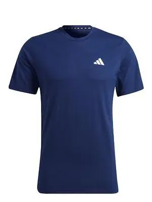 Adidas Train Essentials Feelready Tee Shirt - Dark Blue/white