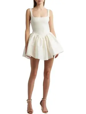 DELFI COLLECTIVE Elsa Flare Minidress - Cream