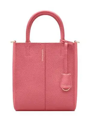 MAISON DE SABRE Leather Mini Soft Tote - Candy Sandstone