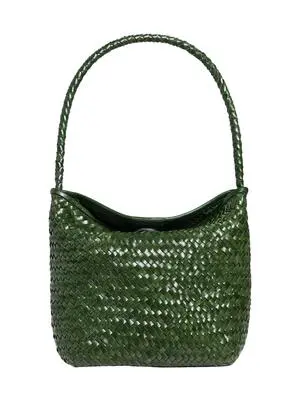 Madewell Woven Shoulder Bag - Golf Green