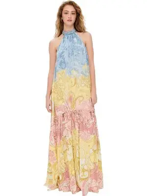 Hemant & Nandita Paisley Print Maxi Dress - Multi