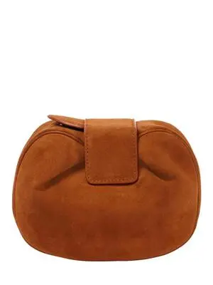 Gabriela Hearst Gabriela Hearst Demi Suede Clutch Brown