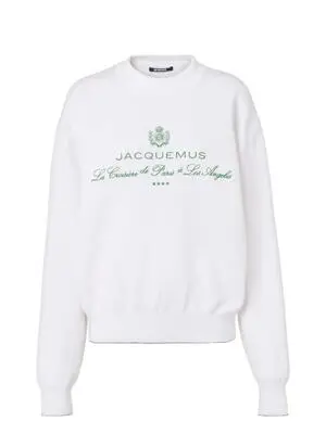 Jacquemus Vince Embroidered Sweatshirt - White
