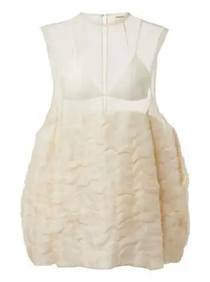 Khaite Blair Mini Dress - White