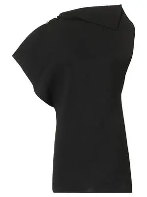 Jacquemus Asymmetric Minidress - Black