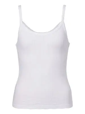 Velvet By Graham & Spencer Iniku Cotton-blend Tank Top - White