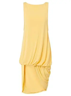 Jacquemus Peplo Draped Jersey Minidress - Yellow