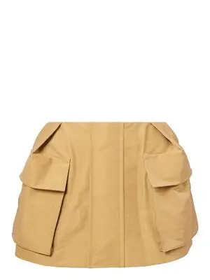 Sacai Cotton-blend Shorts - Beige