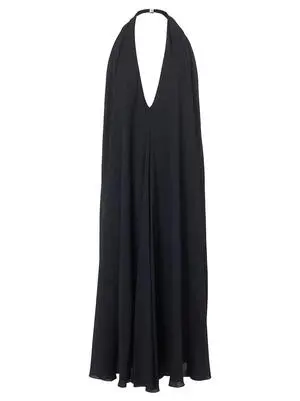 Jacquemus Norma Draped Open-back Maxi Dress - Blue