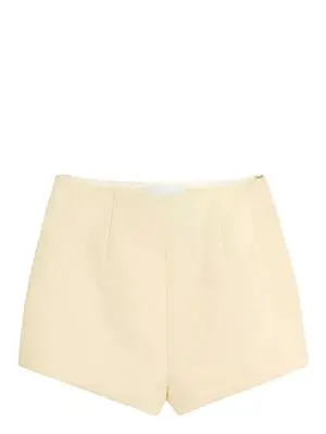 Ami High-waisted Mini Shorts - Neutrals
