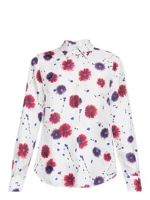 GABRIELA HEARST Gabriela Hearst Henri Paint-Print Silk Blouse