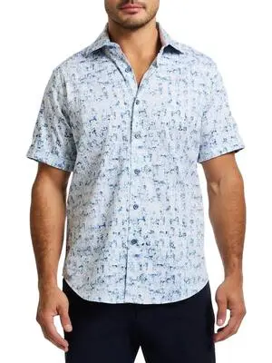 Robert Graham Apos;s Makemo Short-sleeve Shirt - Blue