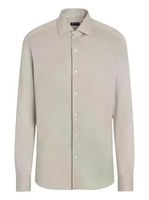 Zegna Long-sleeved Shirt - Neutrals