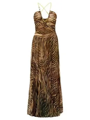 JUST CAVALLI Just Cavalli Zebra-Print Maxi Dress