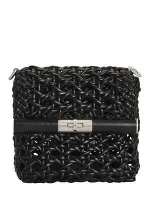Dolce & Gabbana Openwork Shoulder Bag - Black