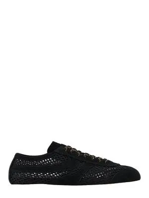 Dries Van Noten Mesh Low Top Sneakers - Black