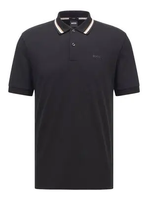 BOSS Slim-fit Polo Shirt Black