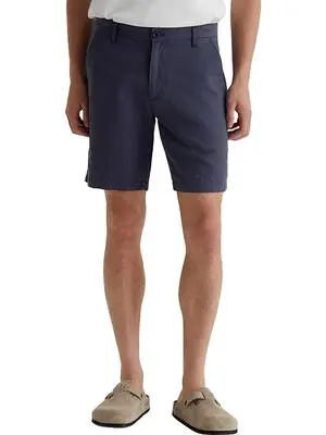Ag The Wanderer Slim Fit Linen Shorts - Pacific Mist