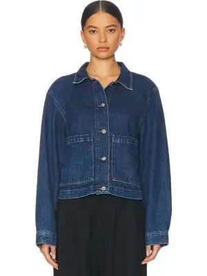 FRAME The Patch Pocket Denim Jacket - Noble