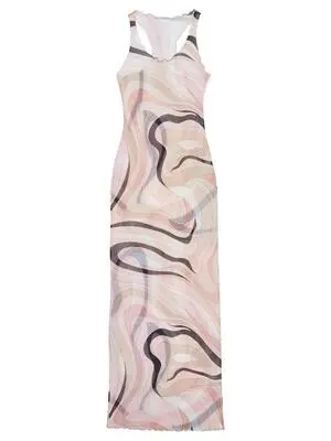 EMILIO PUCCI PUCCI Marmo-Print Long Dress