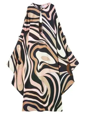 Emilio Pucci Marmo-print Dress - Black