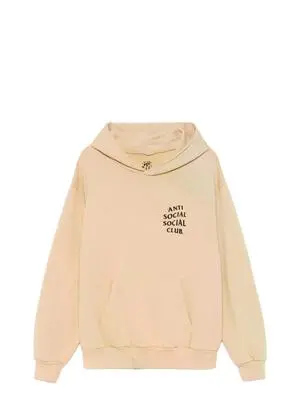 ANTI SOCIAL SOCIAL CLUB Logo-print Hoodie - Neutrals